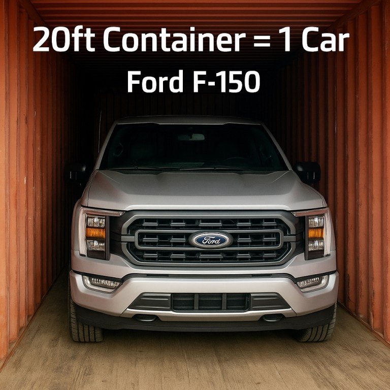20ft Shipping Container Cars – How Many Fit?