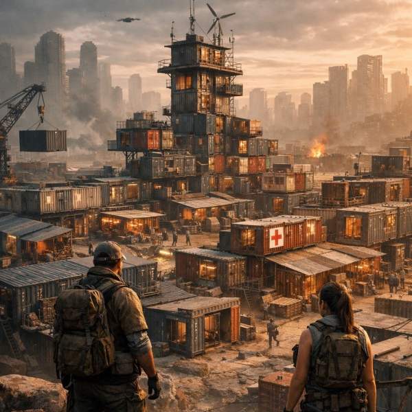 Shipping Container Apocalypse Cities: Sci-Fi or Smart Planning?