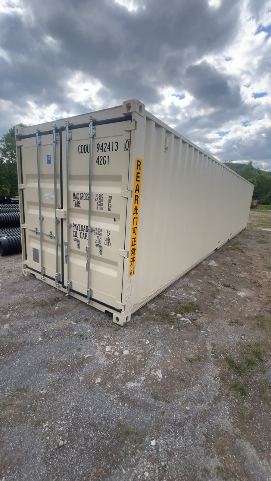 New 40ft Standard Shipping Container in Las Vegas, NV | Yes Containers