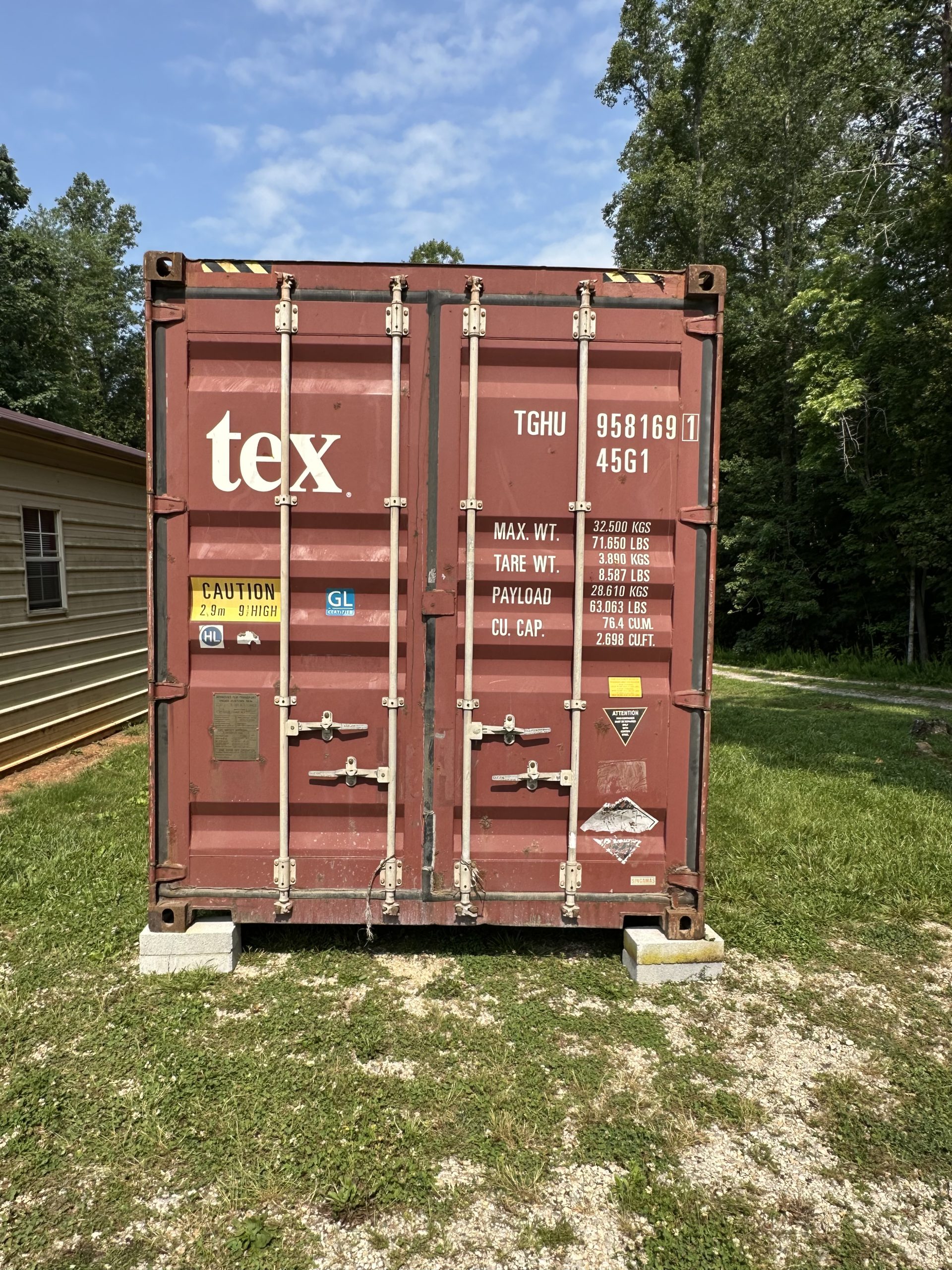 Used 40ft High Cube Shipping Container for Sale in Greer, SC